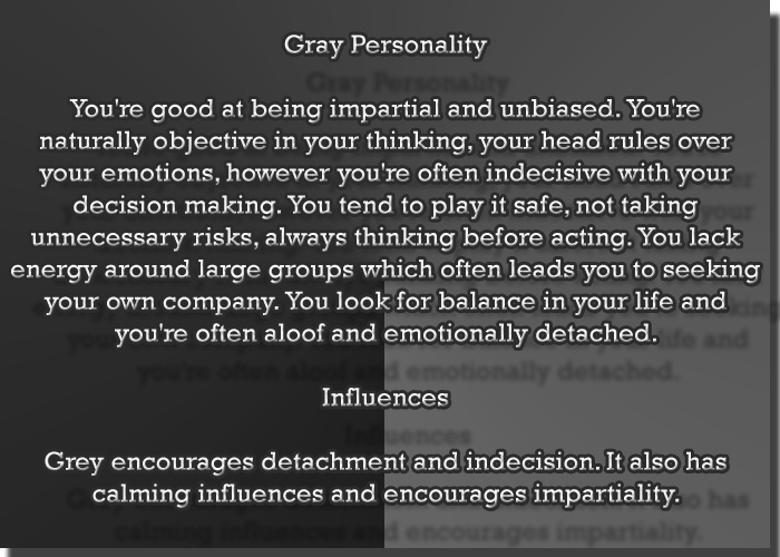 Meaning Of Color Gray Symbolism Psychology Personality