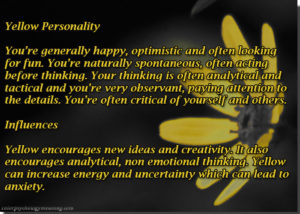 Meaning of Color Yellow - Symbolism, Psychology & Personality