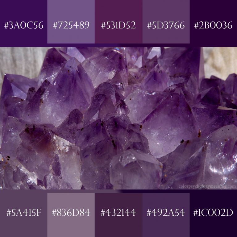 Shades of Purple & Names with HEX, RGB Color Codes